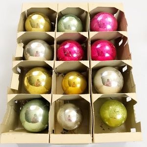 Unique Vintage | Holiday | Shiny Brite Midcentury Christmas Ornament ...